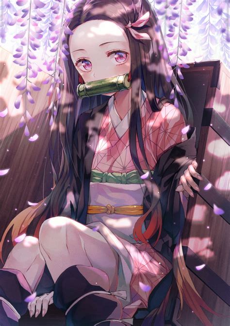 Клинок рассекающий демонов Незуко фото и картинки 30 штук