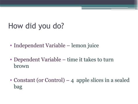 Identifying Variables Stat Power Point Pptx
