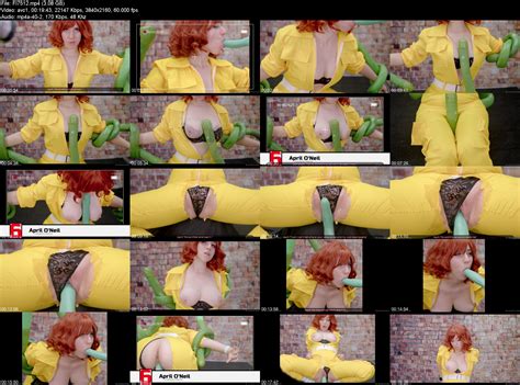 Lana Rain Scene Lana Rain April O Neil Tentacle Fucked Live Tmnt Oct