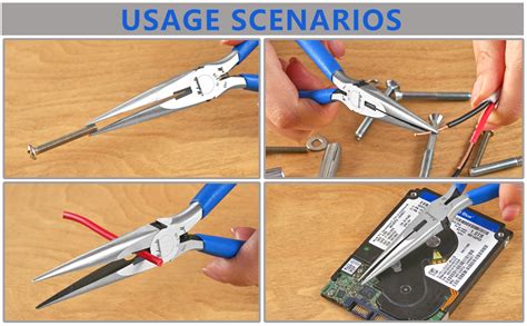Mshandto Needle Nose Pliers 6 5 Long Nose Pliers For Wire Bending