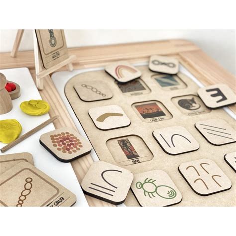 Indigenous Aboriginal Matching Symbols Set Insert Table Type Ikea Flisat Table