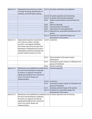 NIST AI RMF To ISO IEC Crosswalk Pdf