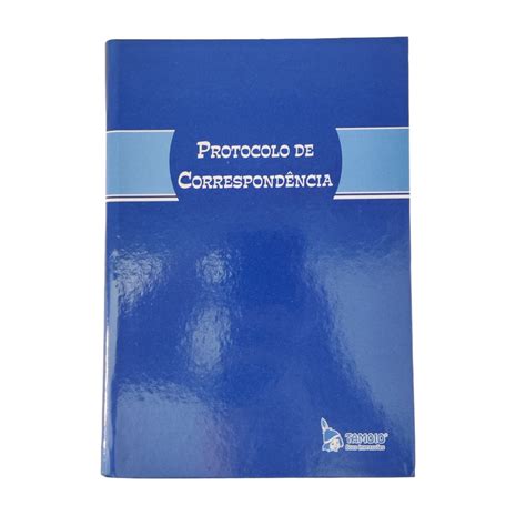 Livro Protocolo De Correspondência 1 4 100 Folhas Tamoio No Shoptime
