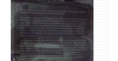 Steps For Solving The Jindosh Riddle Rdishonored