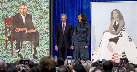 저와 많이 닮았나요 오바마부부의 초상화