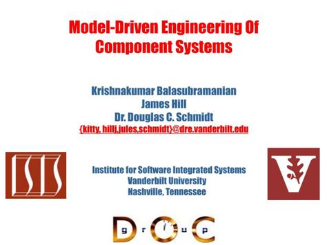 Ppt Model Driven Engineering Of Component Systems Powerpoint