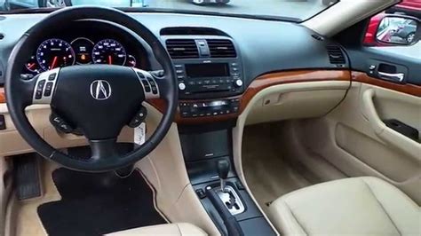 2008 Acura Tsx Red Stock 31322a Interior Youtube