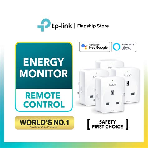 TP Link Mini Smart Wifi Socket Plug Support Energy Monitoring Remote Voice Contol Google