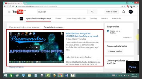 Cómo Colocar Un VÍdeo De IntroducciÓn En Nuestro Canal De Youtube