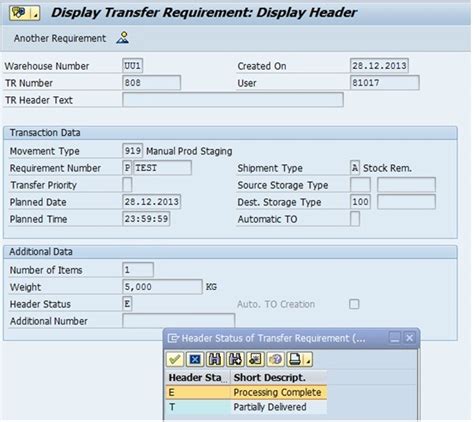 Sap Wm To Confirmation With Difference Indicator Sap Community