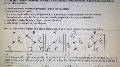 Answered Fr Answers The Question 9 When Analyzing Dynamics Problems