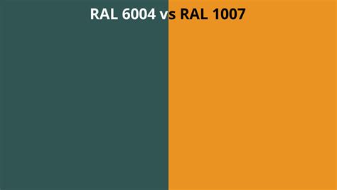 Ral 6004 Vs 1007 Ral Colour Chart Uk
