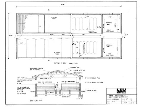 Swine Breeding Controlled Environment