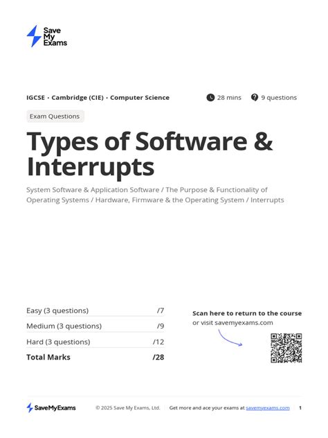 Types Of Software And Interrupts Qyzctvjffp5q8zjd 1 Pdf Operating