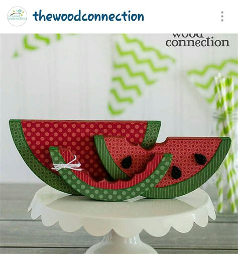 Cute Watermelon Wood Cut Outs By The Wood Connection Watermelon