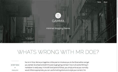 Beautifully Designed Ghost Themes Design Shack