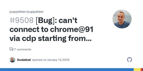 Bug Cant Connect To Chrome91 Via Cdp Starting From Puppeteer Core