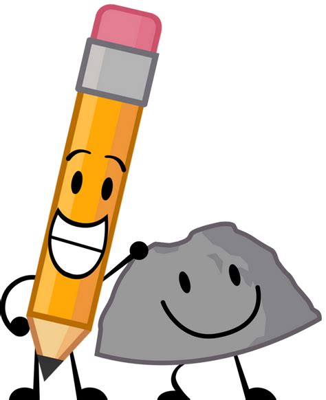 Bfdi Digital Art Pencil And Rocky By Yellowpen2009 On Deviantart