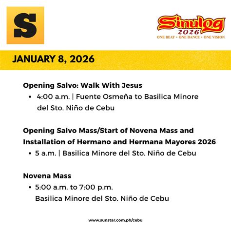 Sunstar Cebu Sinulog Season Is Here The Opening Salvo Facebook