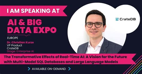 Cratedb Presentation On Ai And Data Management Ai And Big Data Expo