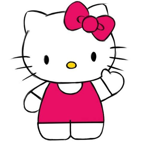 How To Draw Hello Kitty Hello Kitty Drawing Kitty Drawing Hello