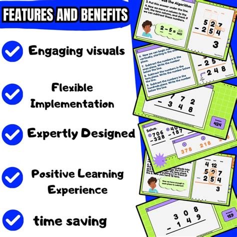 Teaching The Subtraction Algorithm Digital Instructional Slides For
