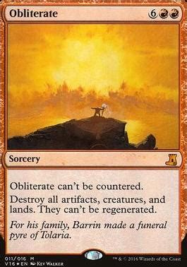 Obliterate From The Vault Lore Card Kingdom