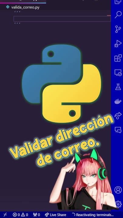 Python Validar Correo Coding Ciberseguridad Pythonprogramming
