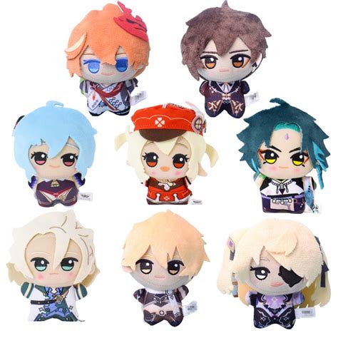 2022 10cm Plush Doll Anime Genshin Impact Figures Pendant Tartaglia