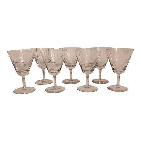 Rosenthal Crystal Glasses Set Of 7 Chairish