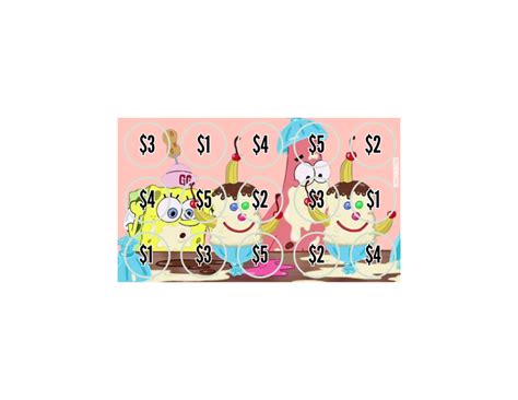 Spongebob Diy Scratch Off Nessas Ko Fi Shop