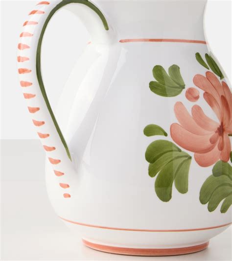 Blossom Ceramic Jug In White Cabana Mytheresa