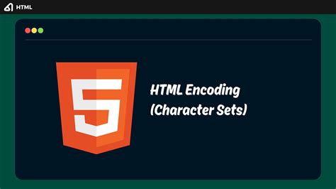 Html Encoding Character Sets Webbizid