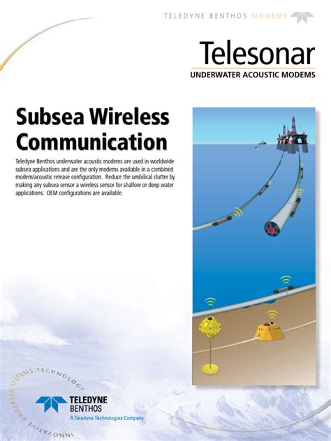 Telesonar Underwater Acoustic Modem Pdf Modem Bit Rate
