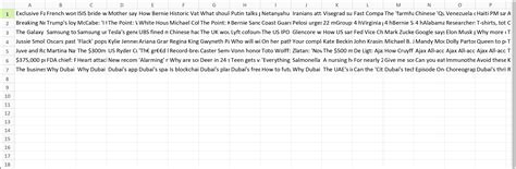 Web Crawler How To Write Rows One By One In An Excel File Using