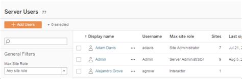Import Users Tableau