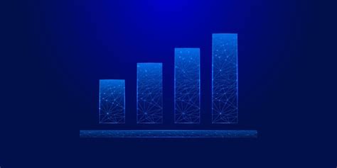 Premium Vector Futuristic Raise Arrow Chart Digital Transformation