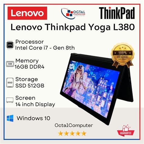 Jual Laptop In Lenovo Yoga L Thinkpad Touchscreen Core I I Gen Ram Gb Ssd Gb