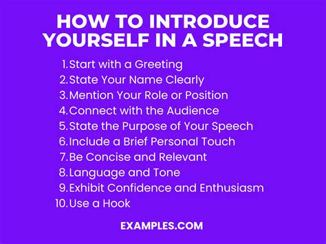 25 self introduction speech examples to download