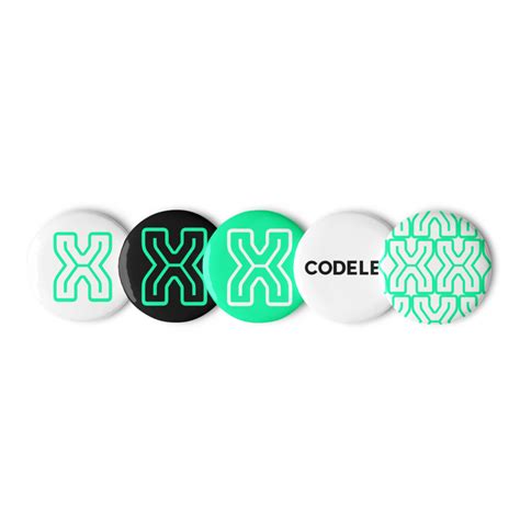 CODELEX Set Of Pin Buttons