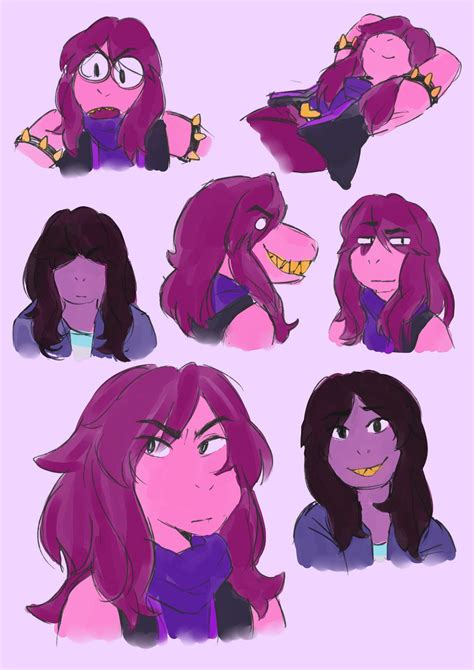 Susie Facial Expressions Deltarune Amino
