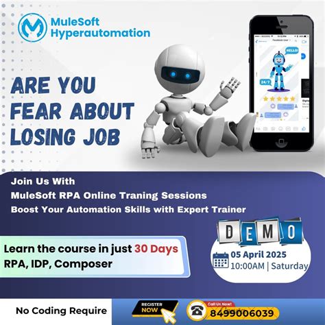 Mulesoft Hyperautomation Rpa Nocode Careergrowth Automation Mulesoft Rpa Dr Technologies