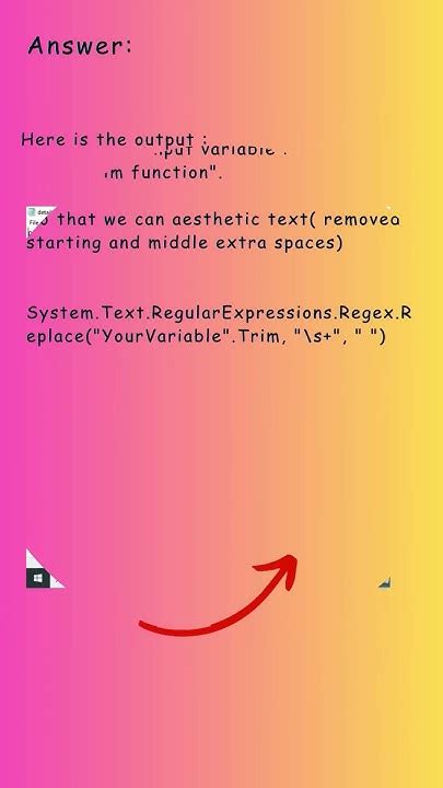 How To Replace Consecutive Spaces With Single Space Using Regex In Uipath Youtube