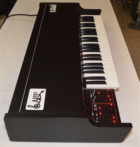 MATRIXSYNTH Excellent ARP Omni Keyboard Synthesizer Restored With LED Sliders