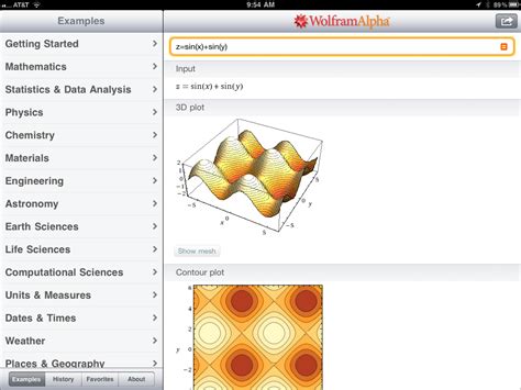 Wolfram Alpha For Ipad App Review