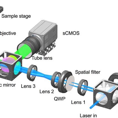Schematic Diagram Of The Home Built Sim System Slm Spatial Light