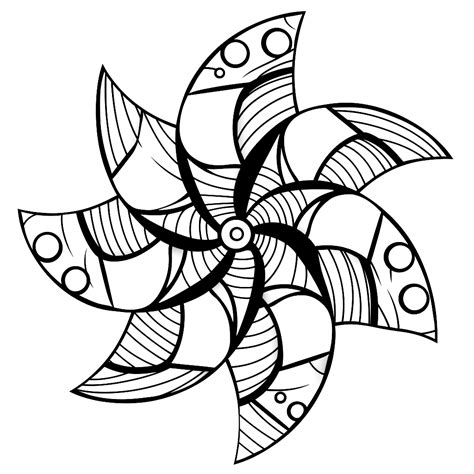 Windrad Ausmalbild Kostenlos Herunterladen