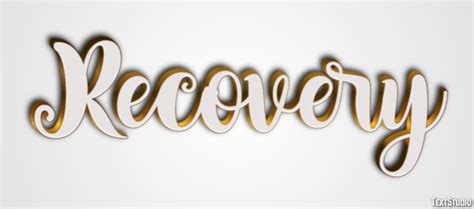 Recovery Text Effect Generator Textstudio