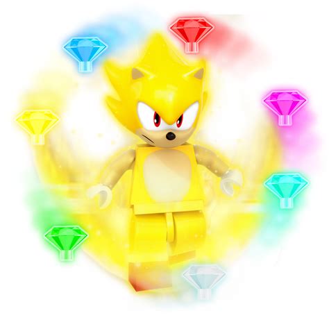 Lego Super Sonic Render By Nibroc Rock On Deviantart