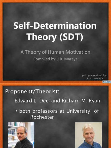 Self Determination Theory Overview Pdf Psychological Theories